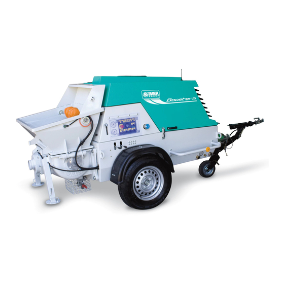 IMER BOOSTER 15 OPERATION, MAINTENANCE AND SPARE PARTS MANUAL Pdf Download | ManualsLib