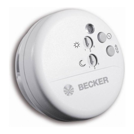 BECKER CENTRONIC SENSORCONTROL SC431 -II ASSEMBLY AND OPERATING ...