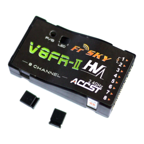 FRSKY V8 SERIES INSTRUCTION MANUAL Pdf Download | ManualsLib