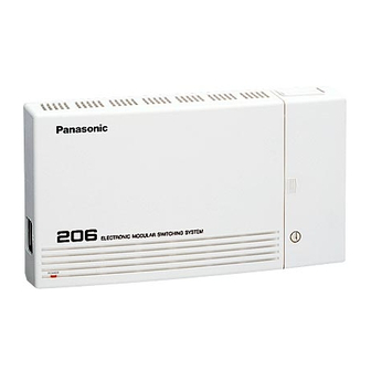 PANASONIC KX-T206SBX SERVICE MANUAL AND TECHNICAL MANUAL Pdf Download ...