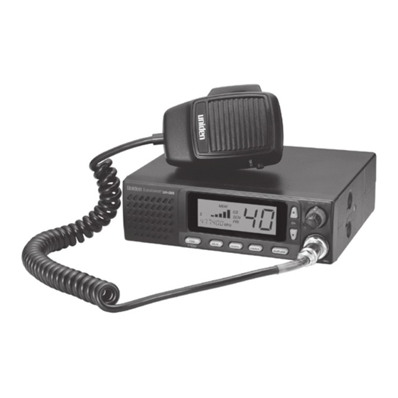 UNIDEN SUNDOWNER UH-100 OWNER'S MANUAL Pdf Download | ManualsLib