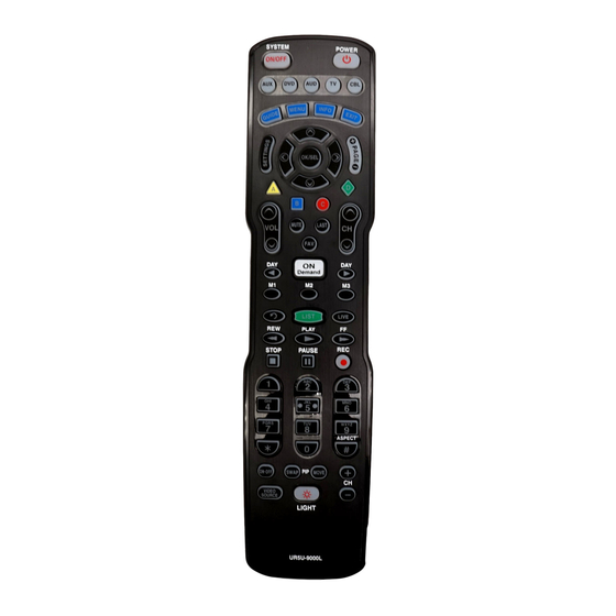 UNIVERSAL REMOTE CONTROL PHAZR -5 UR5U-9000L OPERATING INSTRUCTIONS Pdf ...