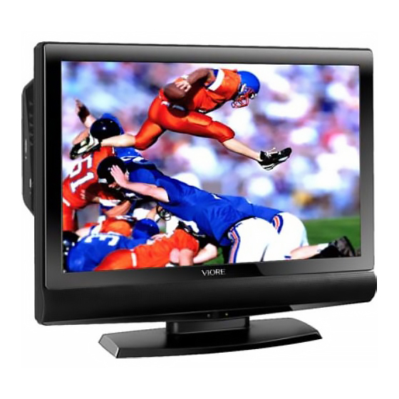 VIORE LCD22VH65 OPERATING INSTRUCTIONS MANUAL Pdf Download | ManualsLib