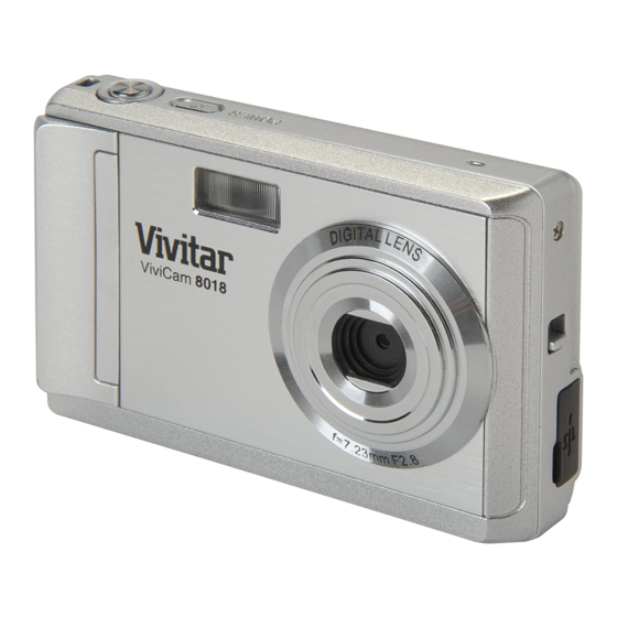 VIVITAR VIVICAM 8018 OWNER'S MANUAL Pdf Download | ManualsLib