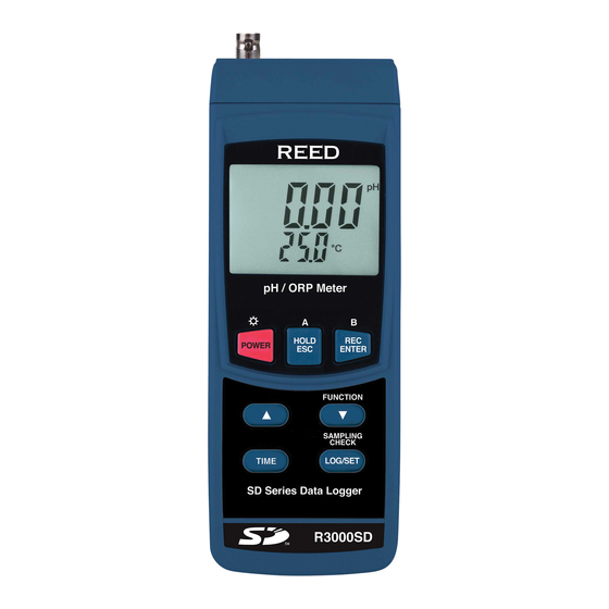 REED INSTRUMENTS R3000SD INSTRUCTION MANUAL Pdf Download | ManualsLib