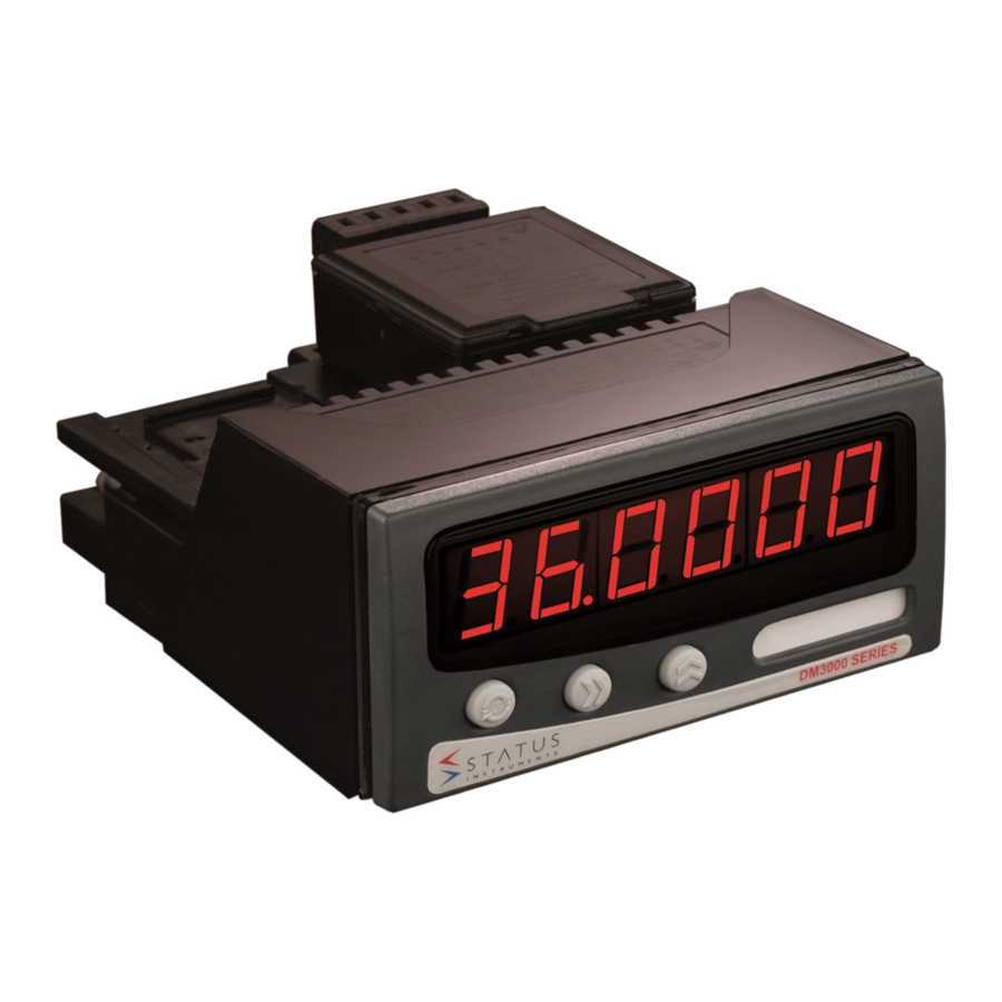 STATUS INSTRUMENTS DM3600U MANUAL Pdf Download | ManualsLib