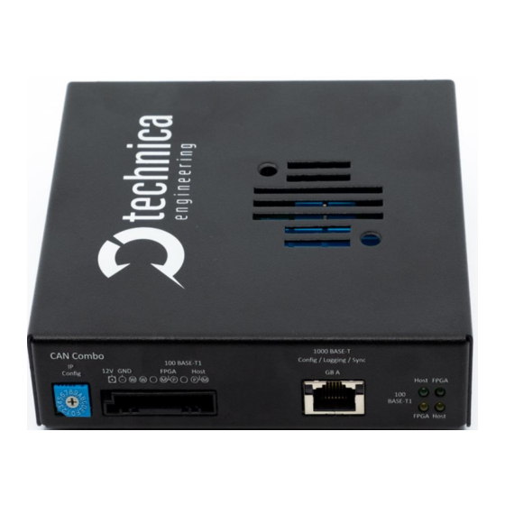 TECHNICA ENGINEERING CM CAN COMBO USER MANUAL Pdf Download | ManualsLib