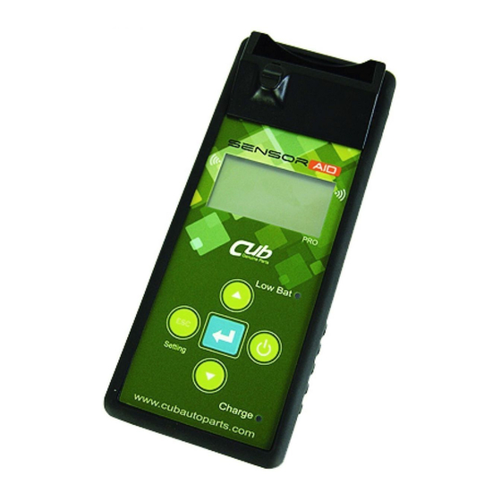 CUB SENSOR AID MANUAL Pdf Download | ManualsLib