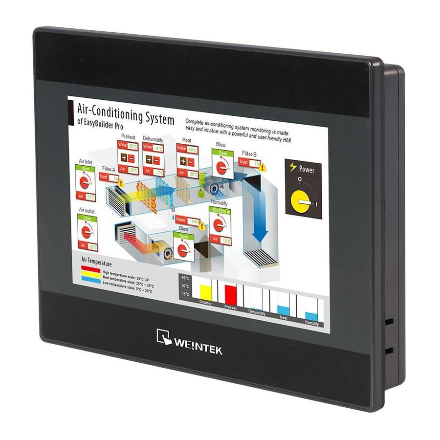 WEINTEK MT6071IP SERIES INSTALLATION INSTRUCTION Pdf Download | ManualsLib