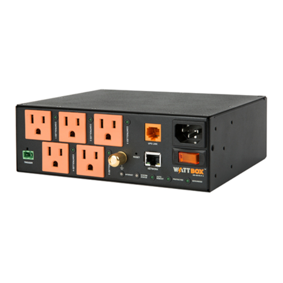 SNAPAV WATTBOX IP SETUP & QUICK START MANUAL Pdf Download | ManualsLib