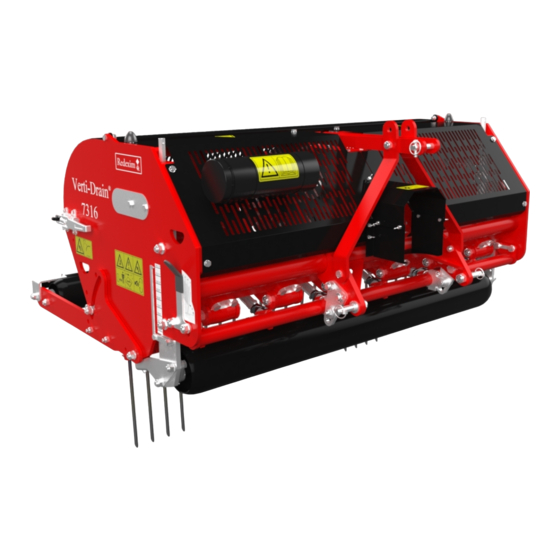 REDEXIM VERTI-DRAIN 7316 OPERATOR AND PARTS MANUAL Pdf Download ...