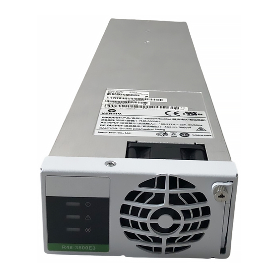 VERTIV ESURE R48-3500E3 USER MANUAL Pdf Download | ManualsLib