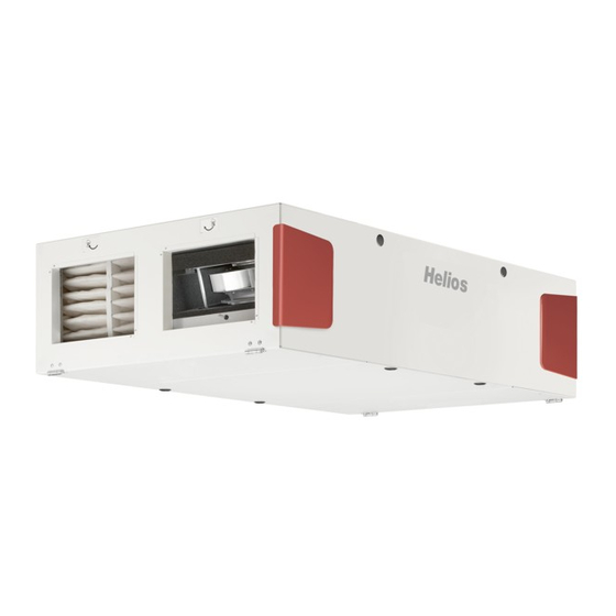 HELIOS KWL EC 700 D PRO INSTALLATION AND OPERATING INSTRUCTIONS MANUAL ...