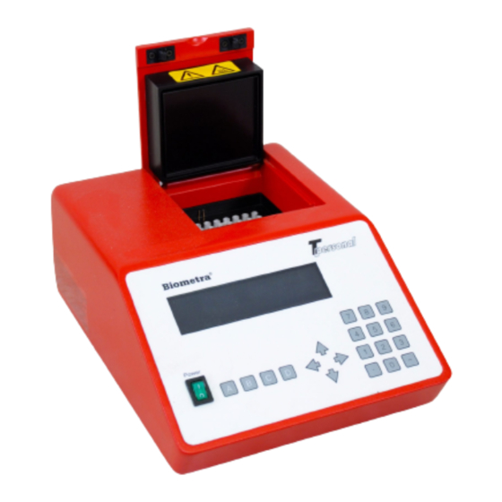 BIOMETRA TGRADIENT 48 MANUAL Pdf Download | ManualsLib