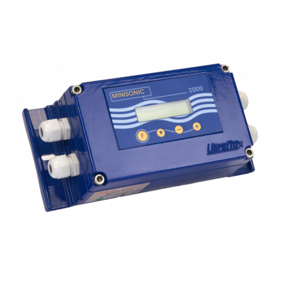 ULTRAFLUX MINISONIC SERIES USER MANUAL Pdf Download | ManualsLib