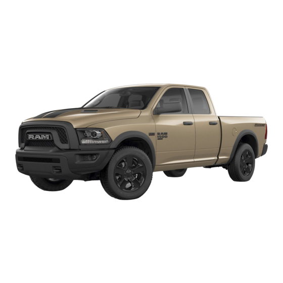 RAM 1500 CLASSIC 2020 OWNER'S MANUAL Pdf Download | ManualsLib
