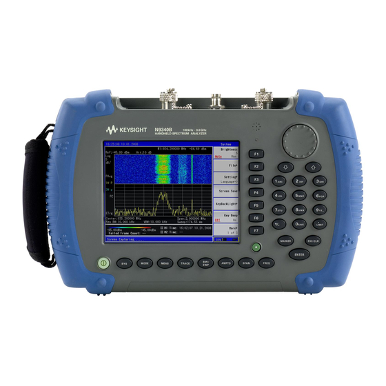 KEYSIGHT N9340B DEMO MANUAL Pdf Download | ManualsLib