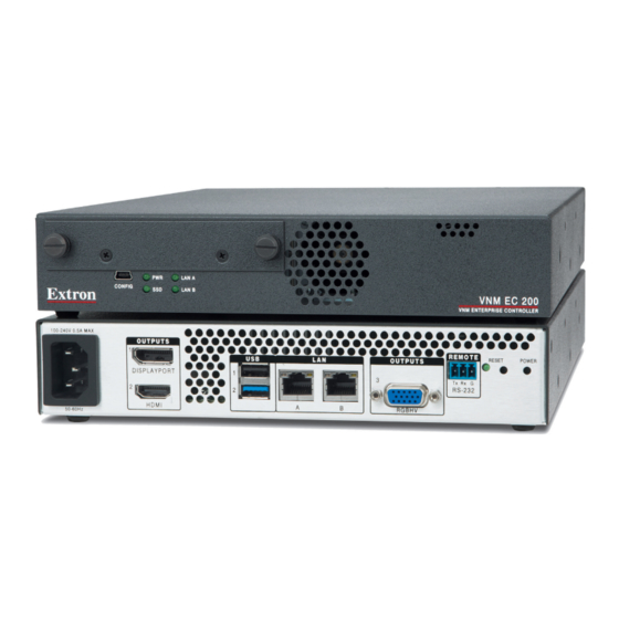 EXTRON ELECTRONICS VNM EC 200 USER MANUAL Pdf Download | ManualsLib