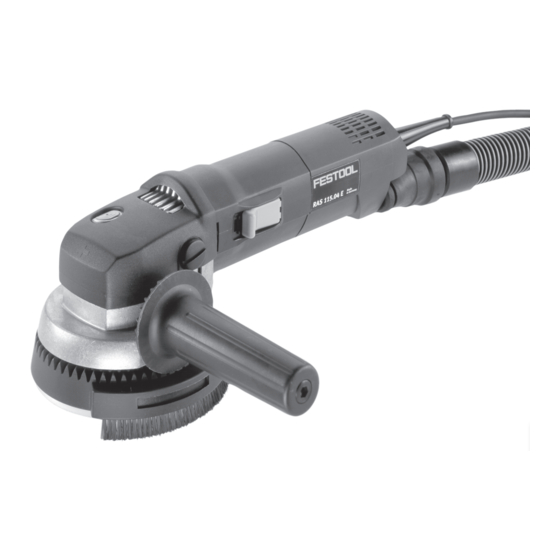 FESTOOL RAS 115.04 E ORIGINAL OPERATING MANUAL/SPARE PARTS LIST Pdf ...