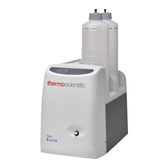 THERMO SCIENTIFIC DIONEX EASION OPERATOR'S MANUAL Pdf Download | ManualsLib