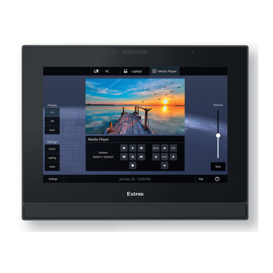 EXTRON ELECTRONICS TOUCHLINK PRO SERIES USER MANUAL Pdf Download ...