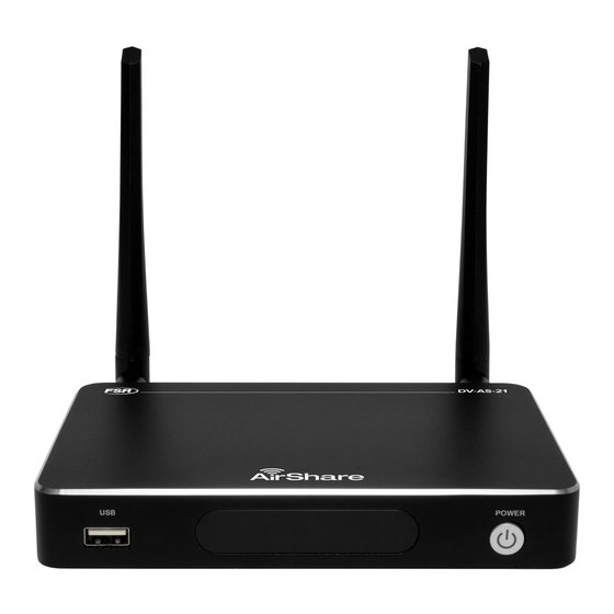 FSR AIRSHARE DV-AS-21 USER MANUAL Pdf Download | ManualsLib