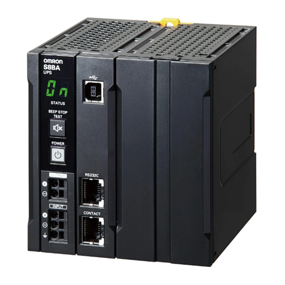 OMRON S8BA LF SERIES MANUAL Pdf Download | ManualsLib