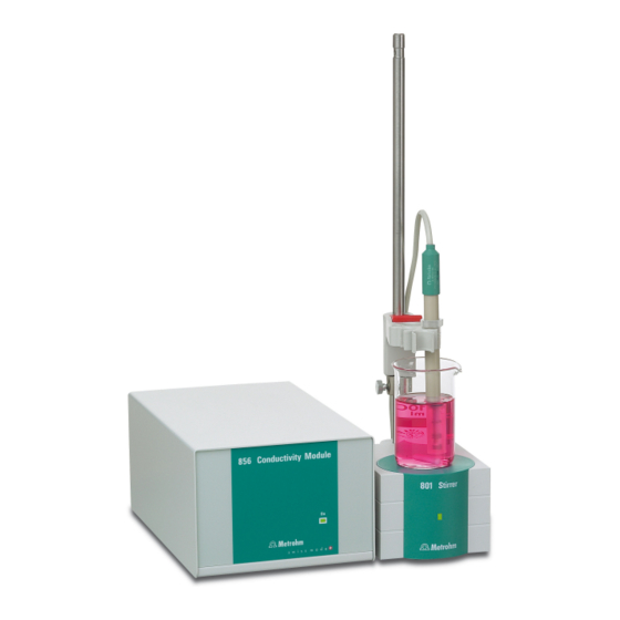 METROHM 856 MANUAL Pdf Download | ManualsLib