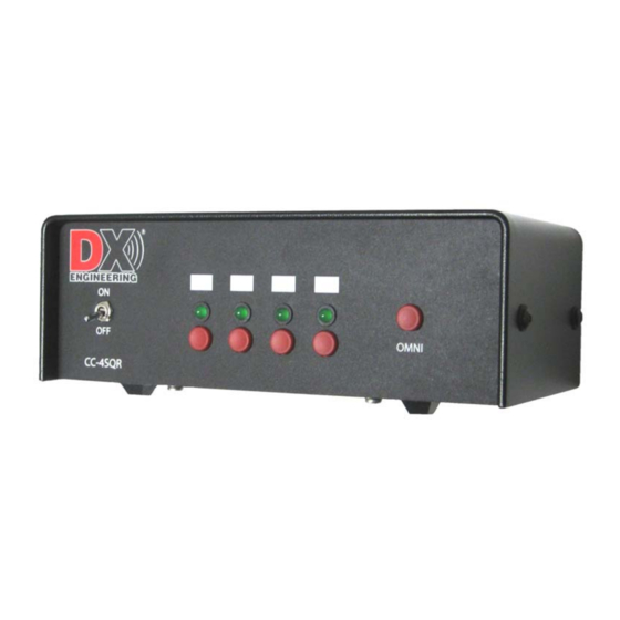 DX ENGINEERING DXE-CC-4SQR MANUAL Pdf Download | ManualsLib