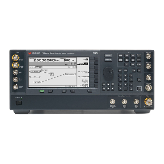 KEYSIGHT TECHNOLOGIES E8267D INSTALLATION NOTE Pdf Download | ManualsLib