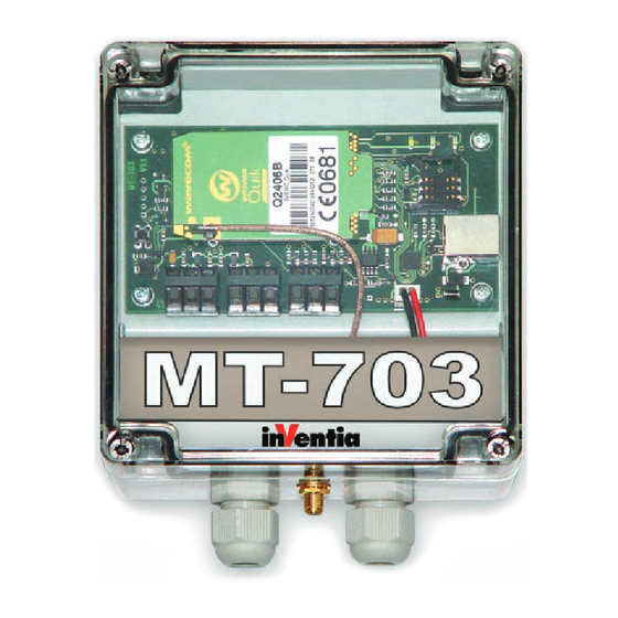 INVENTIA MT-703 USER MANUAL Pdf Download | ManualsLib