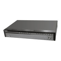 Sony HAR-D1000 - Hard Disc Audio Recorder Manuals | ManualsLib
