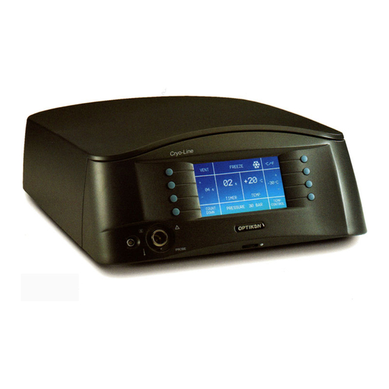 OPTIKON CRYO-LINE MANUAL FOR INSTALLATION AND USE Pdf Download | ManualsLib