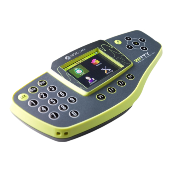 MICROGATE WITTY QUICK MANUAL Pdf Download | ManualsLib