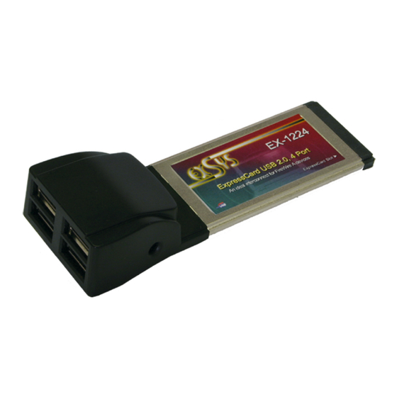 EXSYS EX-1224 USER MANUAL Pdf Download | ManualsLib