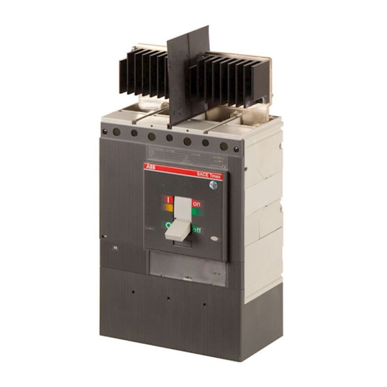 ABB SACE TMAX T5 1000V DC INSTALLATION INSTRUCTIONS Pdf Download | ManualsLib
