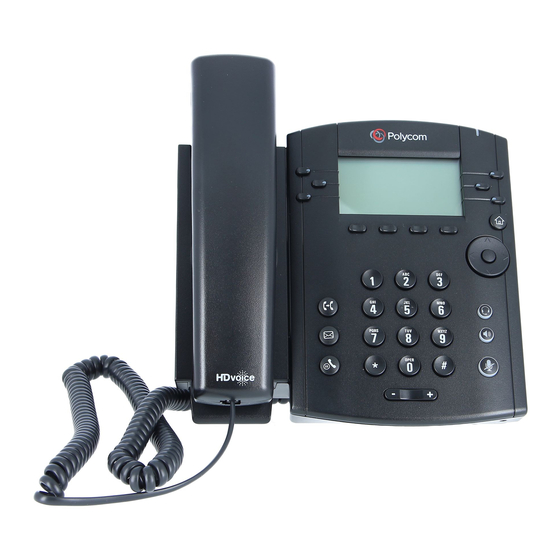 POLYCOM VVX 310 QUICK START MANUAL Pdf Download | ManualsLib
