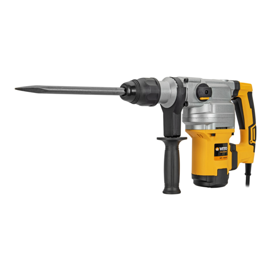 VITO PRO-POWER SDS-MAX INSTRUCTION MANUAL Pdf Download | ManualsLib