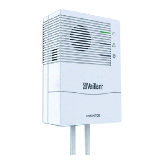 VAILLANT AIRMONITOR OPERATING AND INSTALLATION INSTRUCTIONS Pdf ...