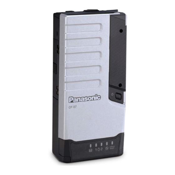 PANASONIC TOUGHBOOK CF-07 TIPS FOR USE Pdf Download | ManualsLib