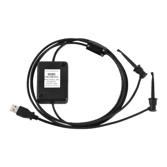 HART EXPERT USB HART MODEM USER MANUAL Pdf Download | ManualsLib