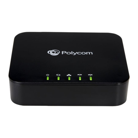 POLY POLYCOM OBI302 INSTALLATION AND CONFIGURATION MANUAL Pdf Download ...