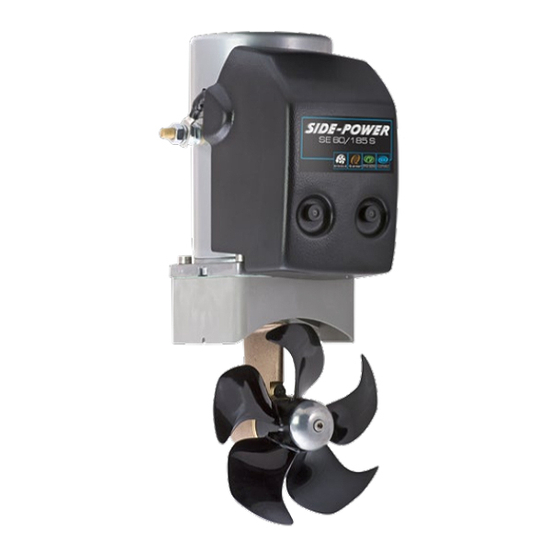 SLEIPNER MOTOR AS SIDE-POWER SEP-60/185 SERIES INSTALLATION MANUAL Pdf ...