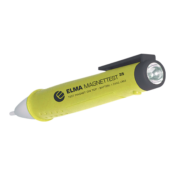 ELMA INSTRUMENTS ELMA 35 USER MANUAL Pdf Download | ManualsLib