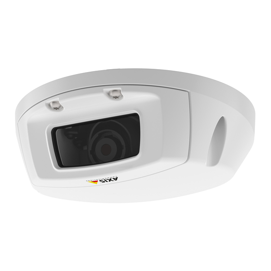 AXIS P3905-RE INSTALLATION MANUAL Pdf Download | ManualsLib