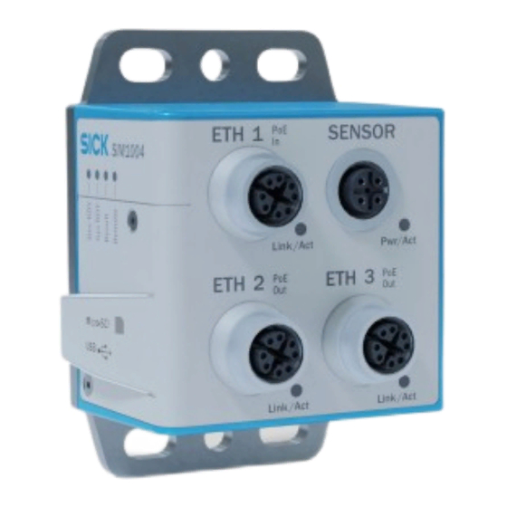 SICK SIM1004 OPERATING INSTRUCTIONS MANUAL Pdf Download | ManualsLib