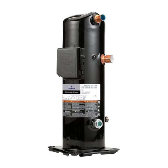 EMERSON COPELAND SCROLL ZPV066 BULLETIN Pdf Download | ManualsLib