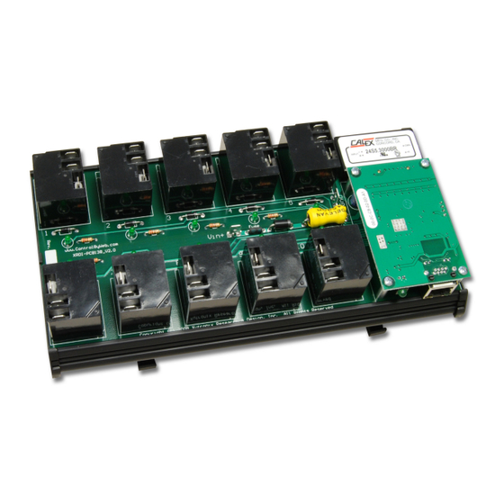 XYTRONIX RESEARCH & DESIGN CONTROLBYWEB WEBRELAY-10 USER MANUAL Pdf ...