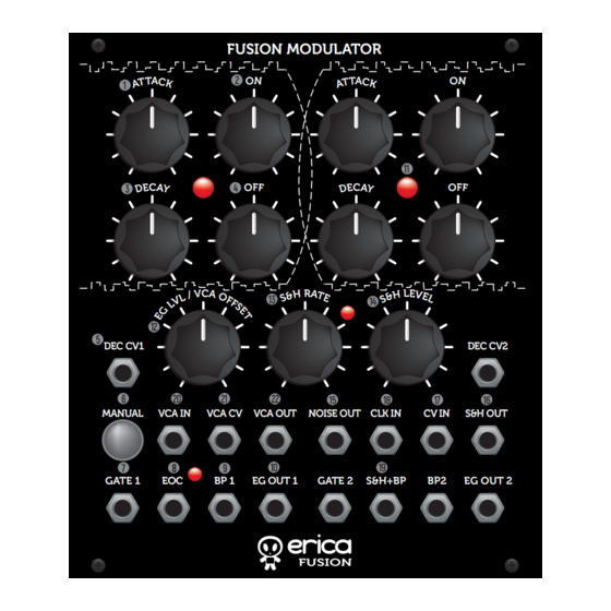 ERICA SYNTHS FUSION QUICK START MANUAL Pdf Download | ManualsLib