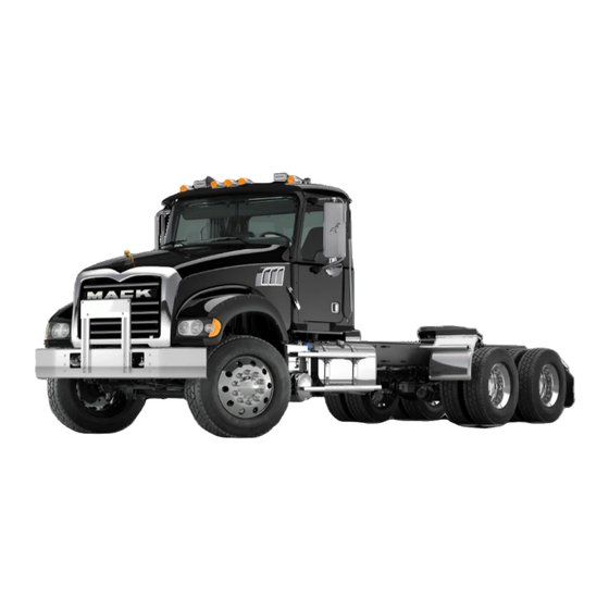 MACK GRANITE GU SERIES OPERATOR'S HANDBOOK MANUAL Pdf Download | ManualsLib